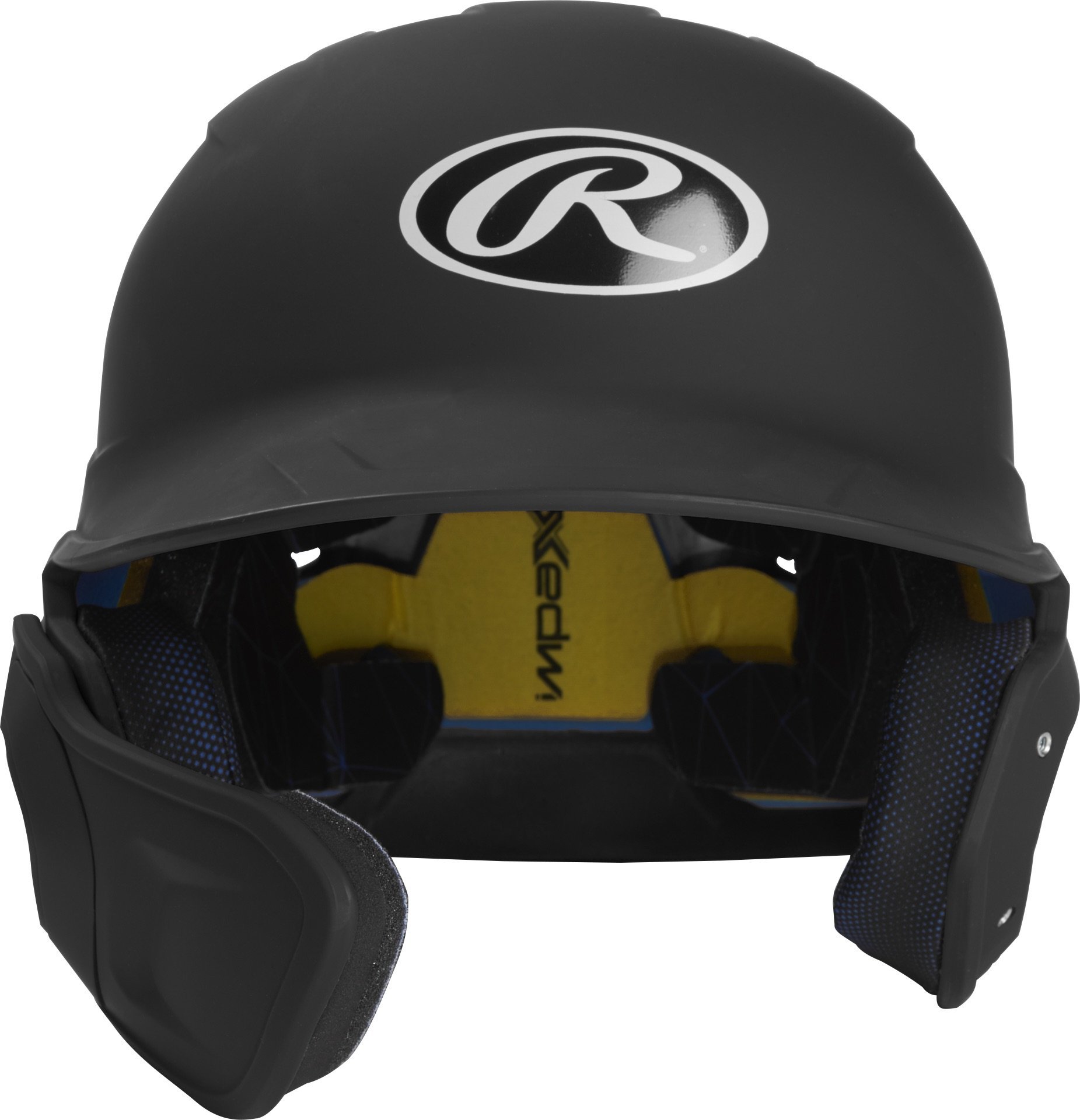 Rawlings MACHEXTR-B7-JR 2019 Mach Baseball Batting Helmet, Matte Black