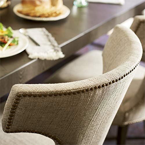 Universal Furniture Soliloquy Fabric Dining Side Chair in Gray