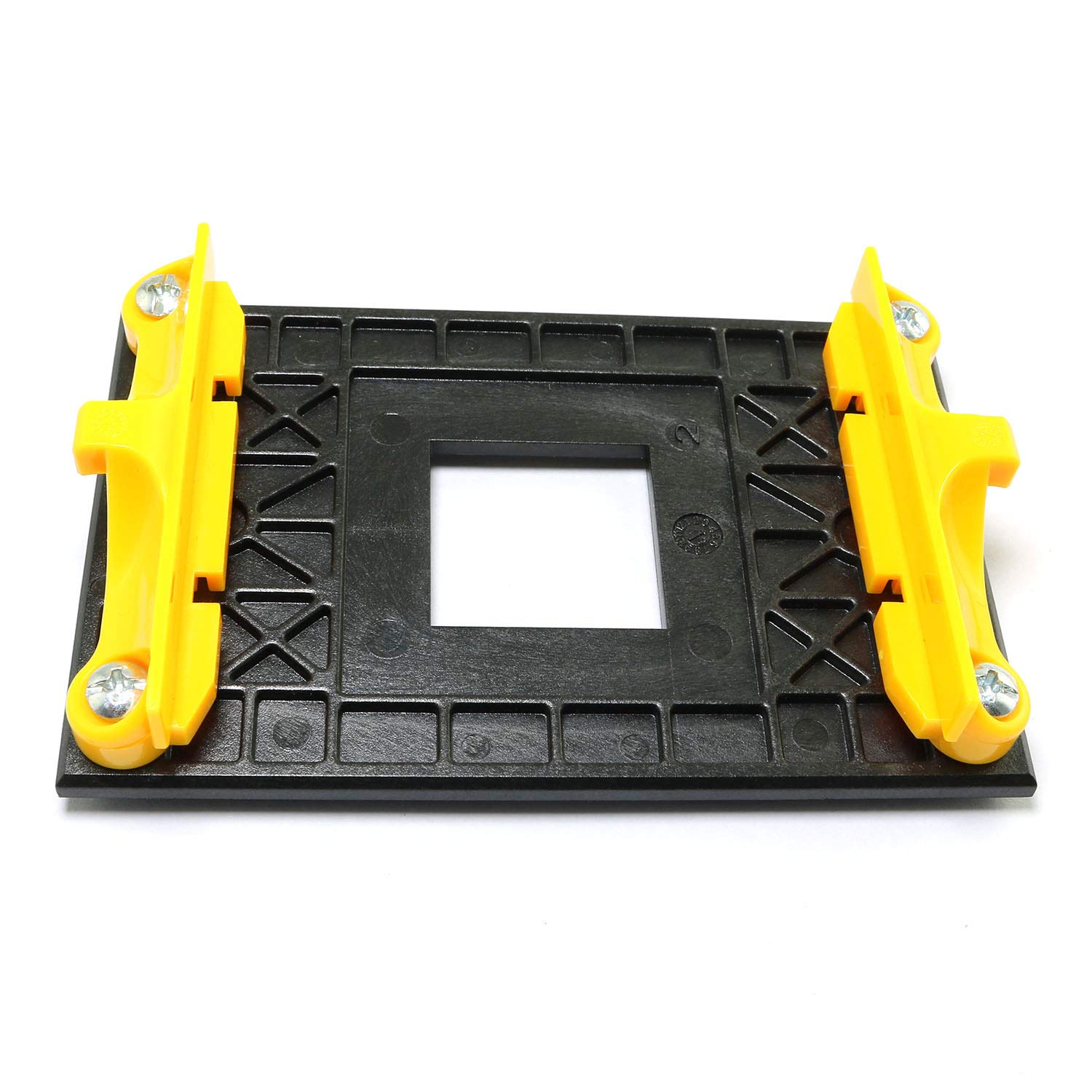 RLECS AM4 Retention Bracket & AM4 Back Plate AM4 CPU Fan Cooler Heatsink Radiator (for AM4's Heat Sink Cooling Fan Mounting Clip-ON Type only)