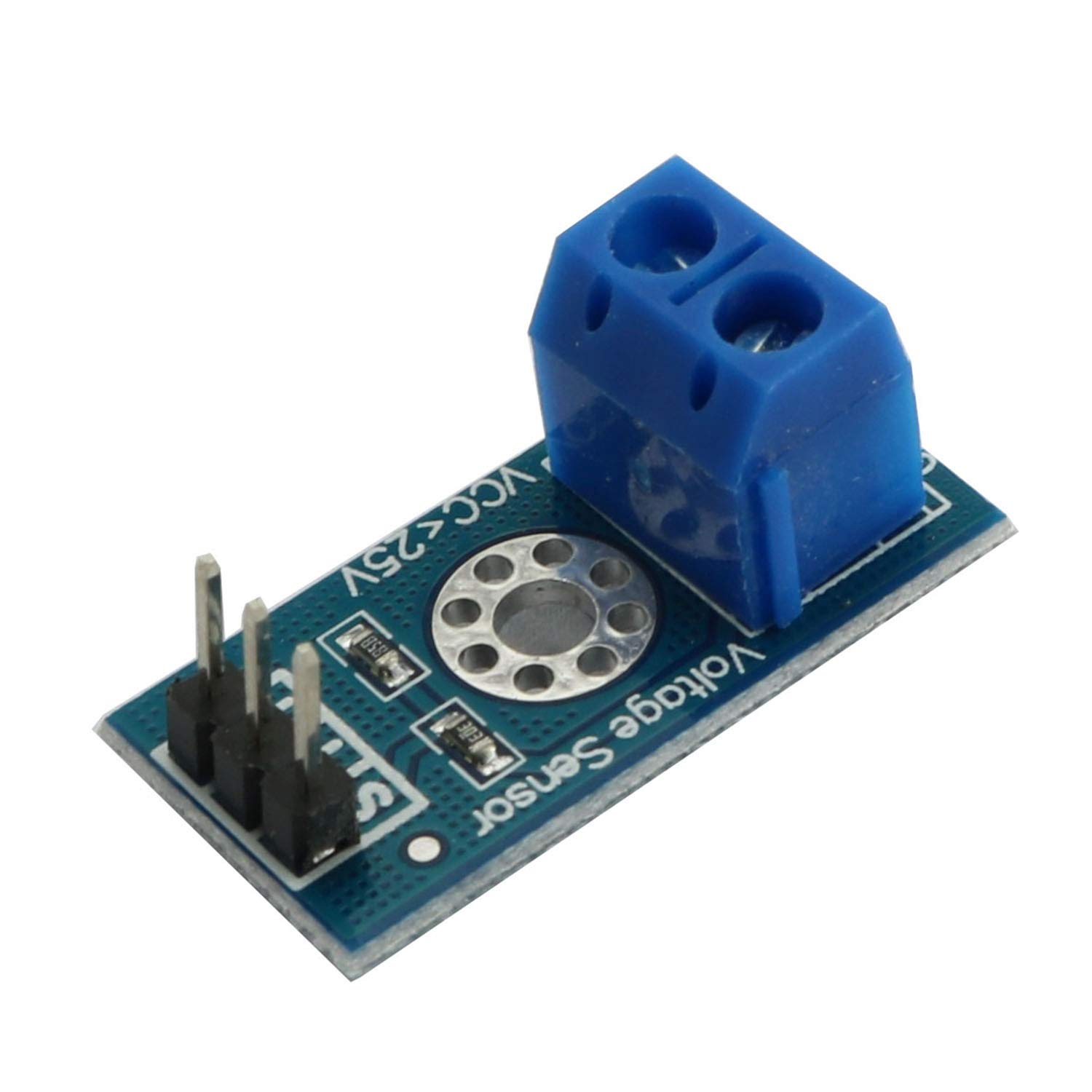 Youliang 2pcs Voltage Detection Module Voltage Sensor DC0-25v for Arduino with Code