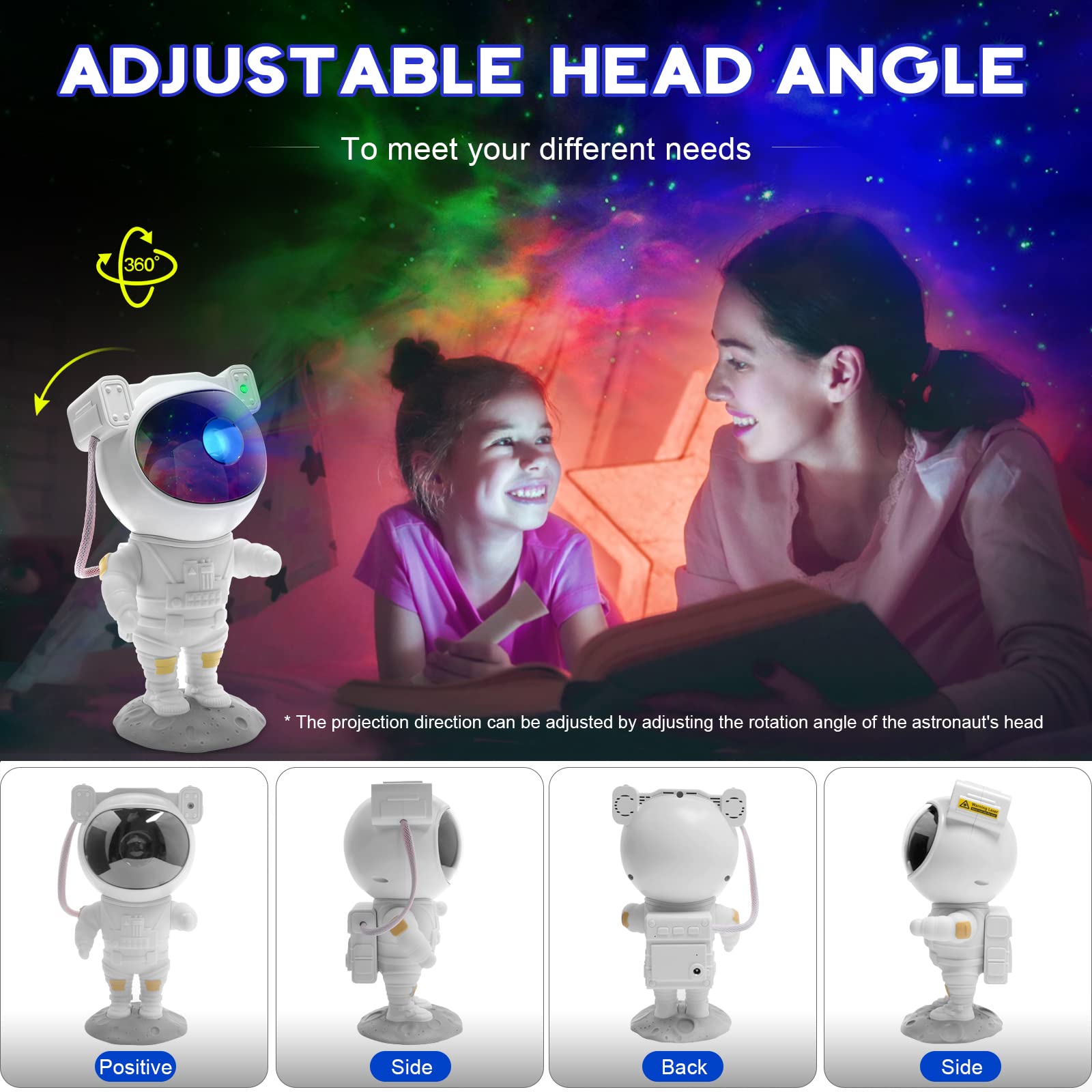 Star Projector Galaxy Light,LUXONIC Ocean Wave LED Starry Night Light Projector Built-in Bluetooth Speaker Galaxy Light Projector for Bedroom & Kids Children Baby Gift