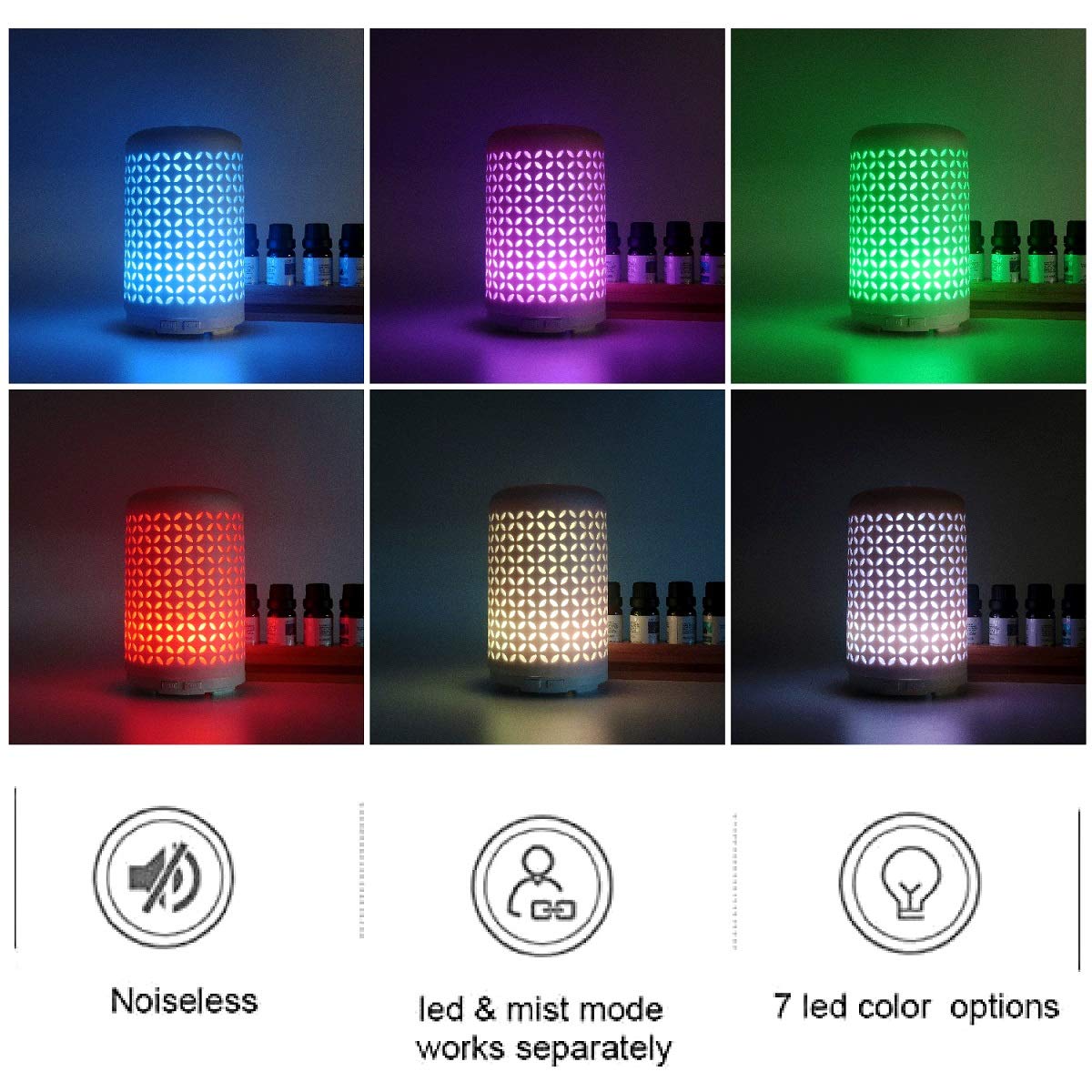 TOP Modern Ceramics design humidifier,Automatic Shut-Off Ultra-Quiet Operation for Baby Nursery,Bedrooms Office