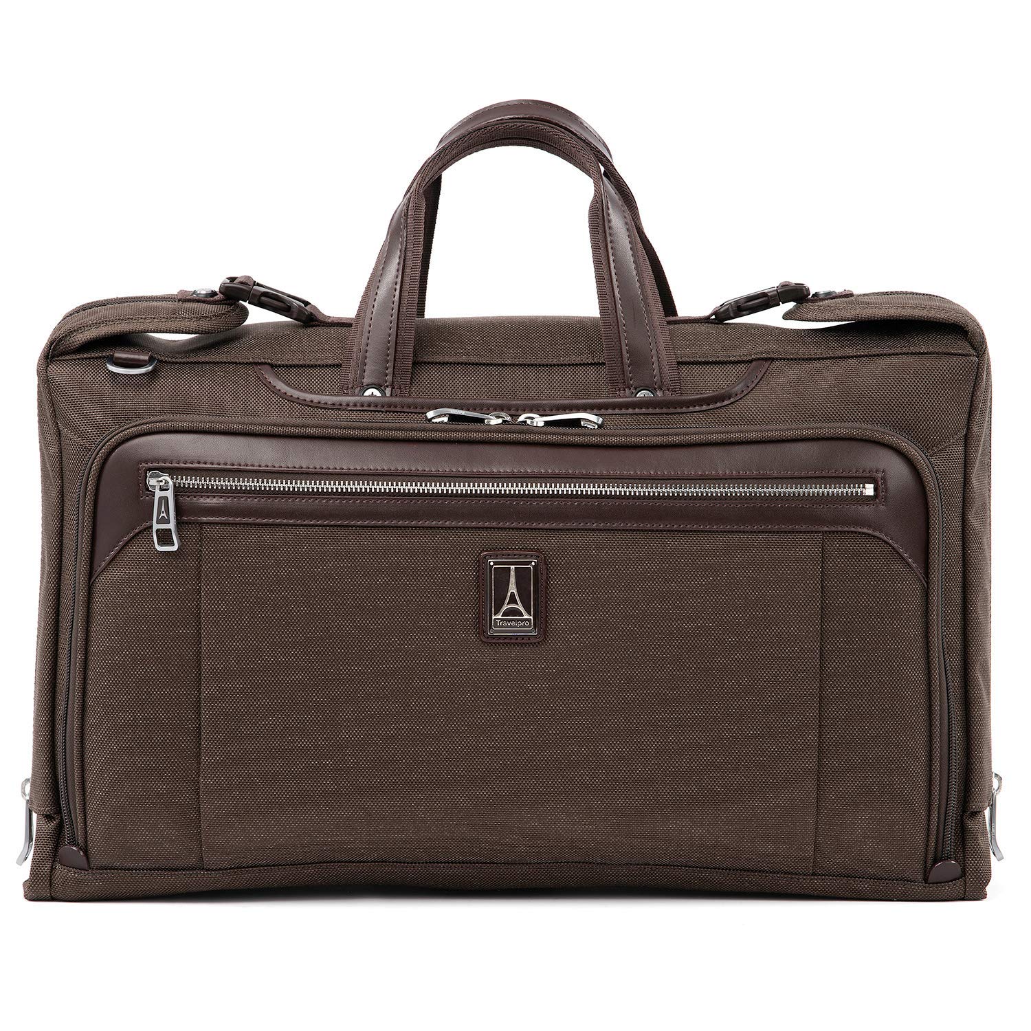 Travelpro Platinum Elite Tri-Fold Carry-On Garment Bag, Men and Women, Rich Espresso, 20-Inch