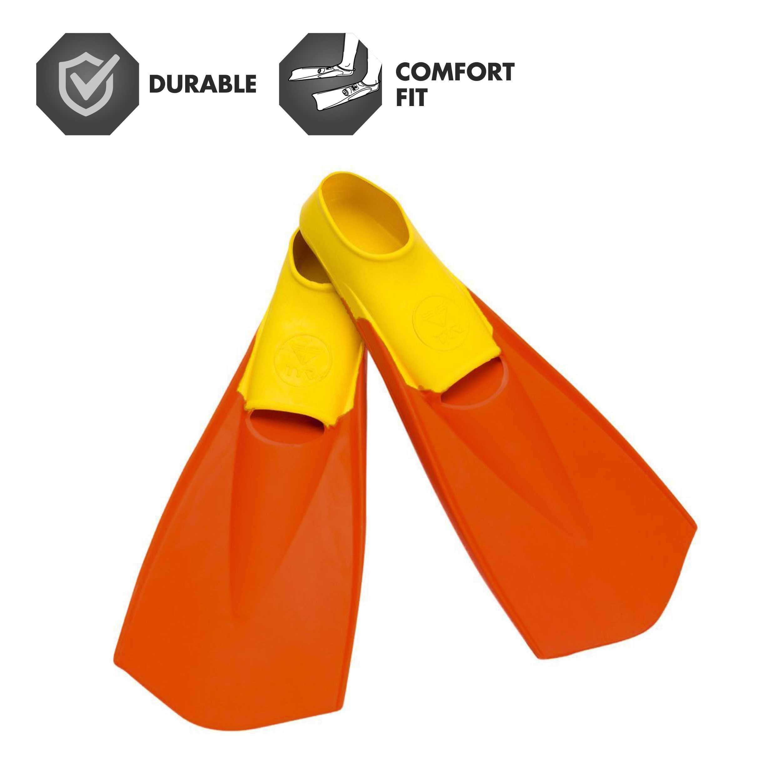 TYR SPORT Flexfins, Yellow/Orange,XXS