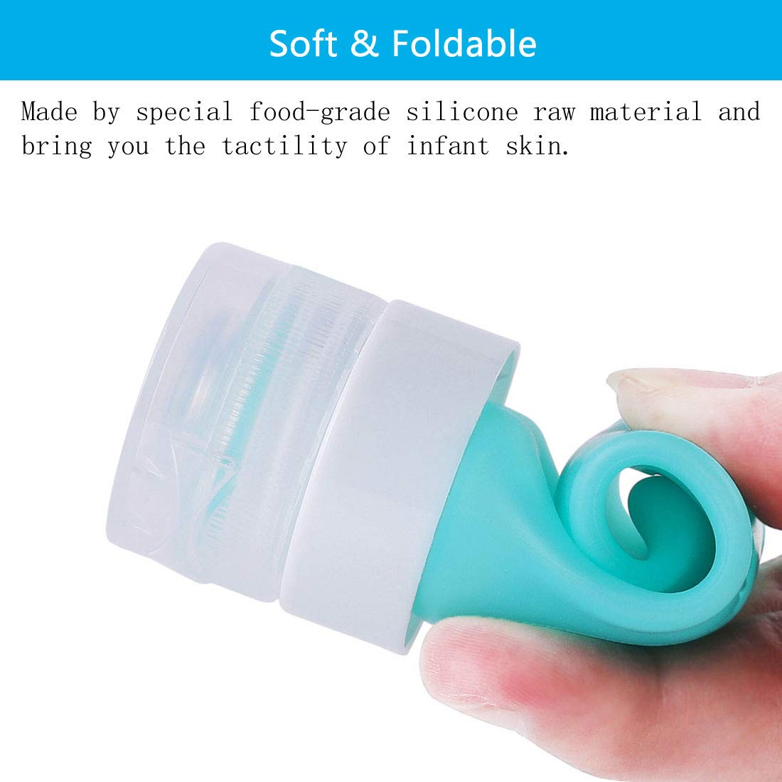 Zafit Travel Bottles Set, 3oz Leakproof Silicone Travel Containers, Refillable Travel Accessories for Business or Travel