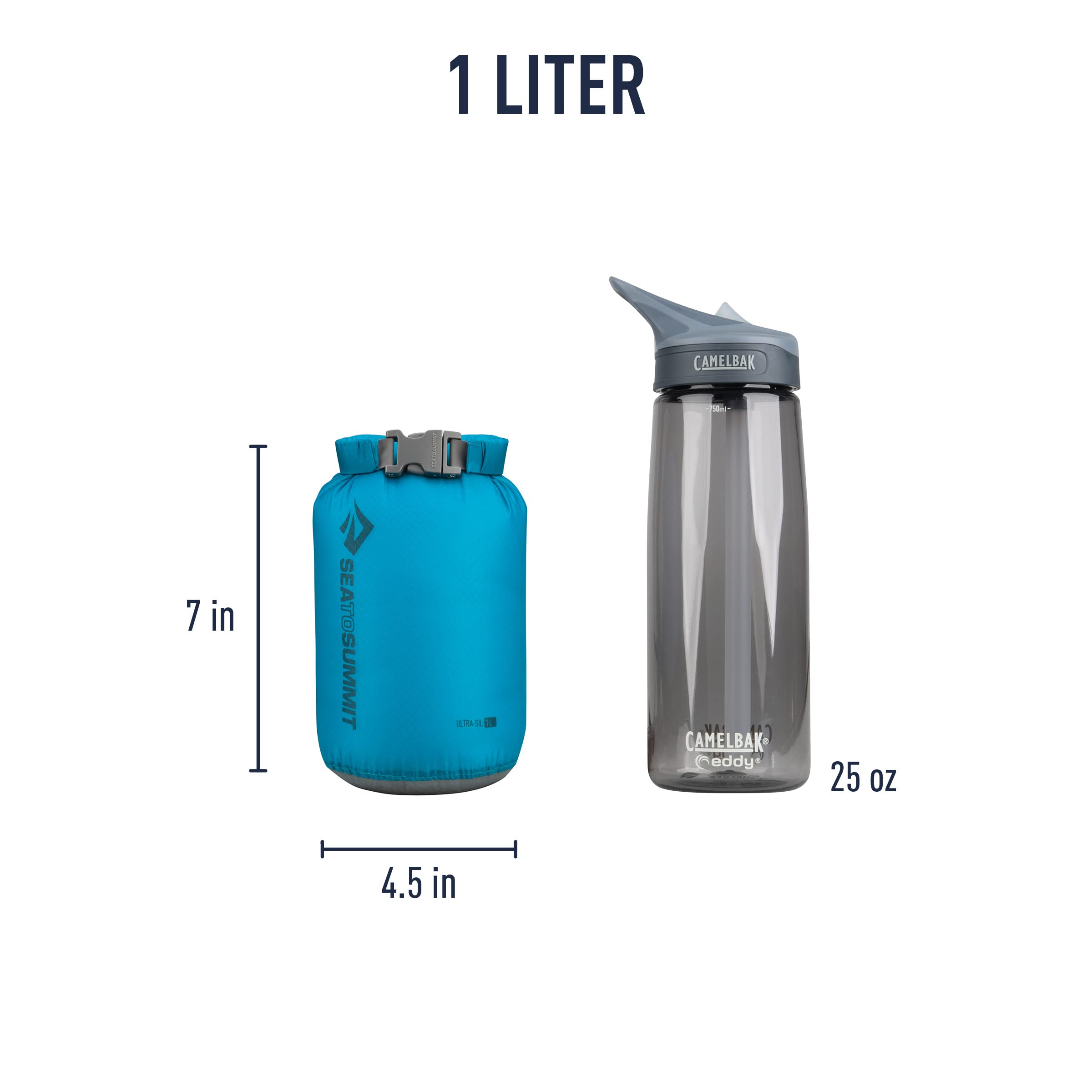Sea to Summit Ultra-Sil Dry Sack,Sky Blue,XX-Small-1-Liter