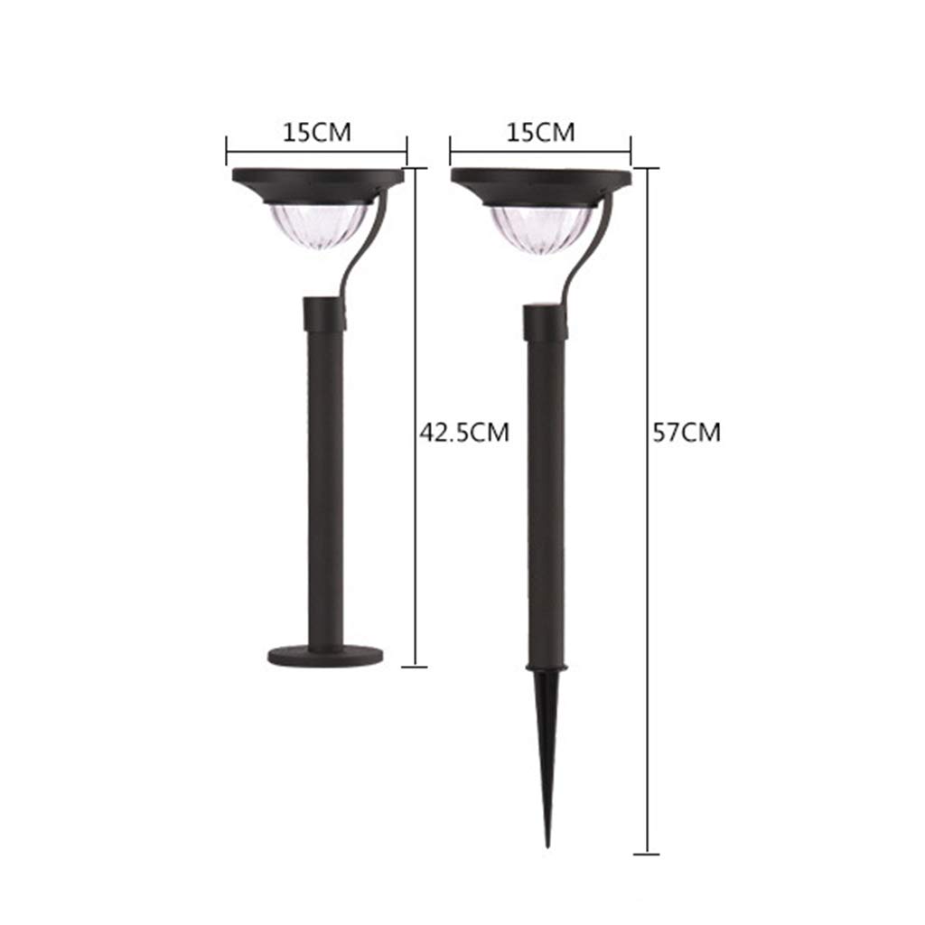 Solar Light Black Lawn Light - Floor to Ceiling Dual-use, Home Garden Waterproof LED Intelligent Light-Sensitive Lamps