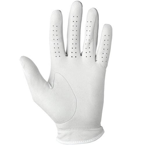 TGW Men's Tour Cabretta Golf Glove Regular White Large Left