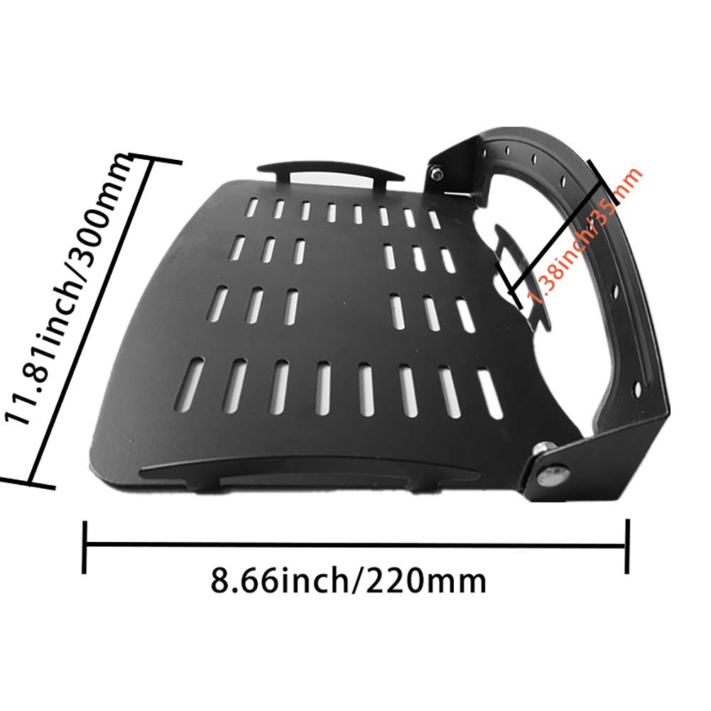 Small Wall Shelf, Floating Shelf,NO Drilling Projector Wall Mount - Loading Capacity 4.4lbs, 90 Degree Foldable, Used for Media Boxes, Game Consoles, Routers, Projectors and Sounds (Black)