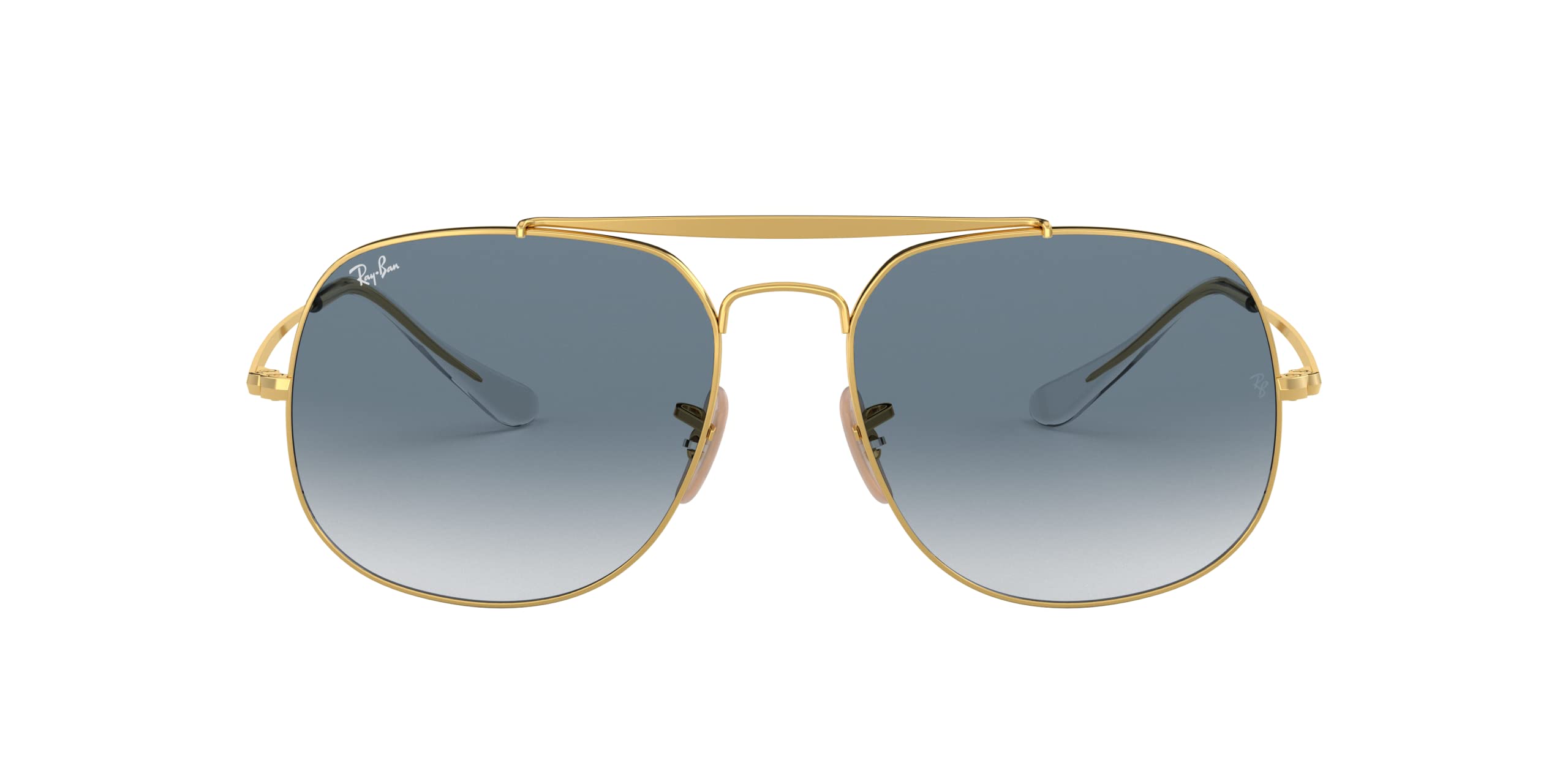 Ray-Ban Men's Rb3561 The General Square Sunglasses, Bronze/Grey Green, 57 mm