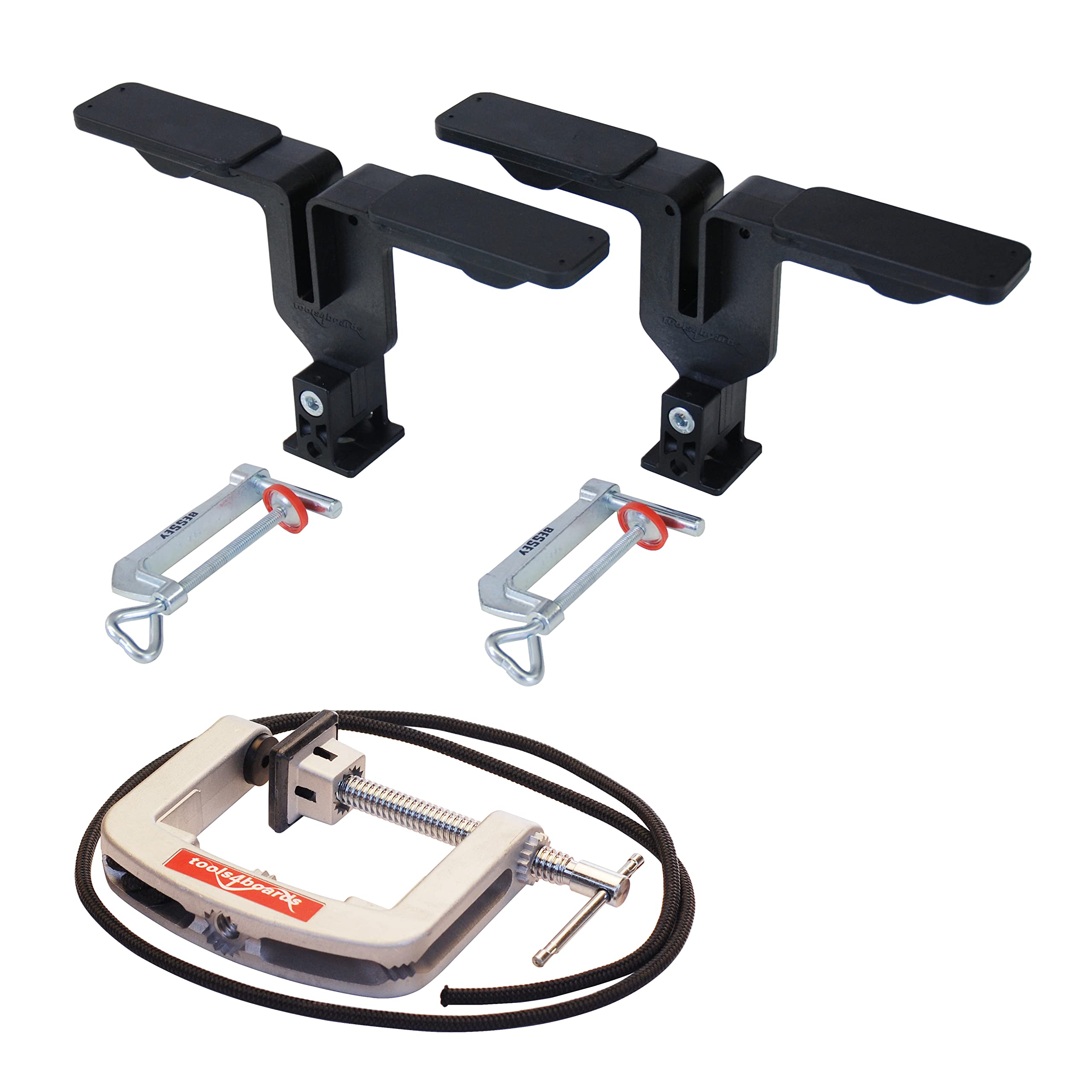 Tools4Boards Cinch Ski & Snowboard Vise, Black