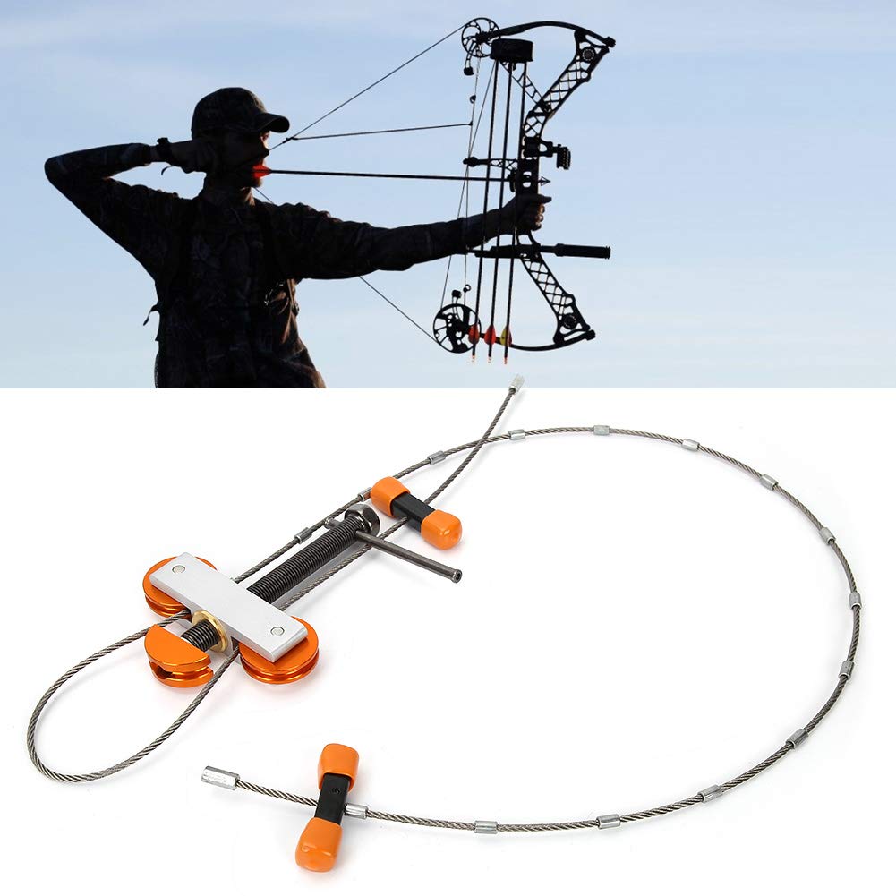 WNSC Cable Bow Press String Changer Bowmaster, Lightweight Aluminum Adjustable Archery Bow Press, Universal Tuning for Shooting Hunting