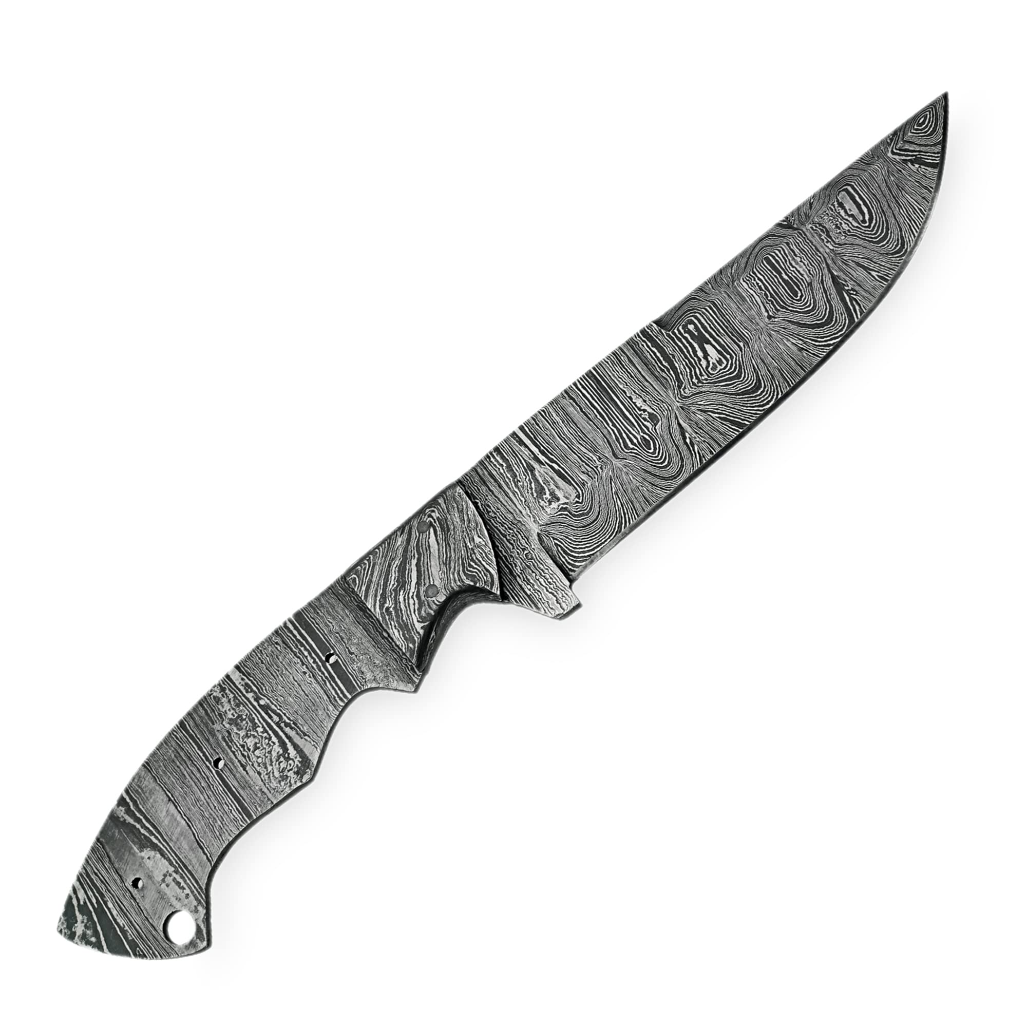 Poshland BB-7005 Damascus Steel Blank Blade as Knife Making Supplies Handmade