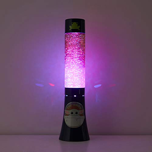 Star Wars: The Mandalorian, Featuring The Child, Glitter Light Up Volcano Lamp