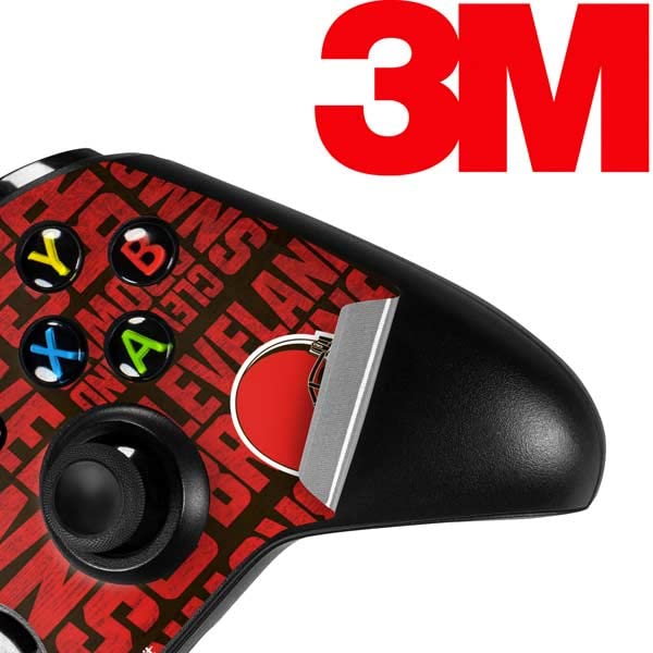 Skinit Decal Gaming Skin Compatible with Xbox One S Controller - Officially Licensed NFL Cleveland Browns - Blast Design