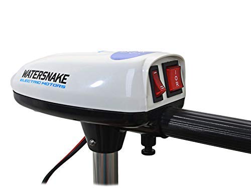 Watersnake T18 ASP - 18 Pound Thrust 12v Electric Saltwater Trolling Motor with Transom Mount