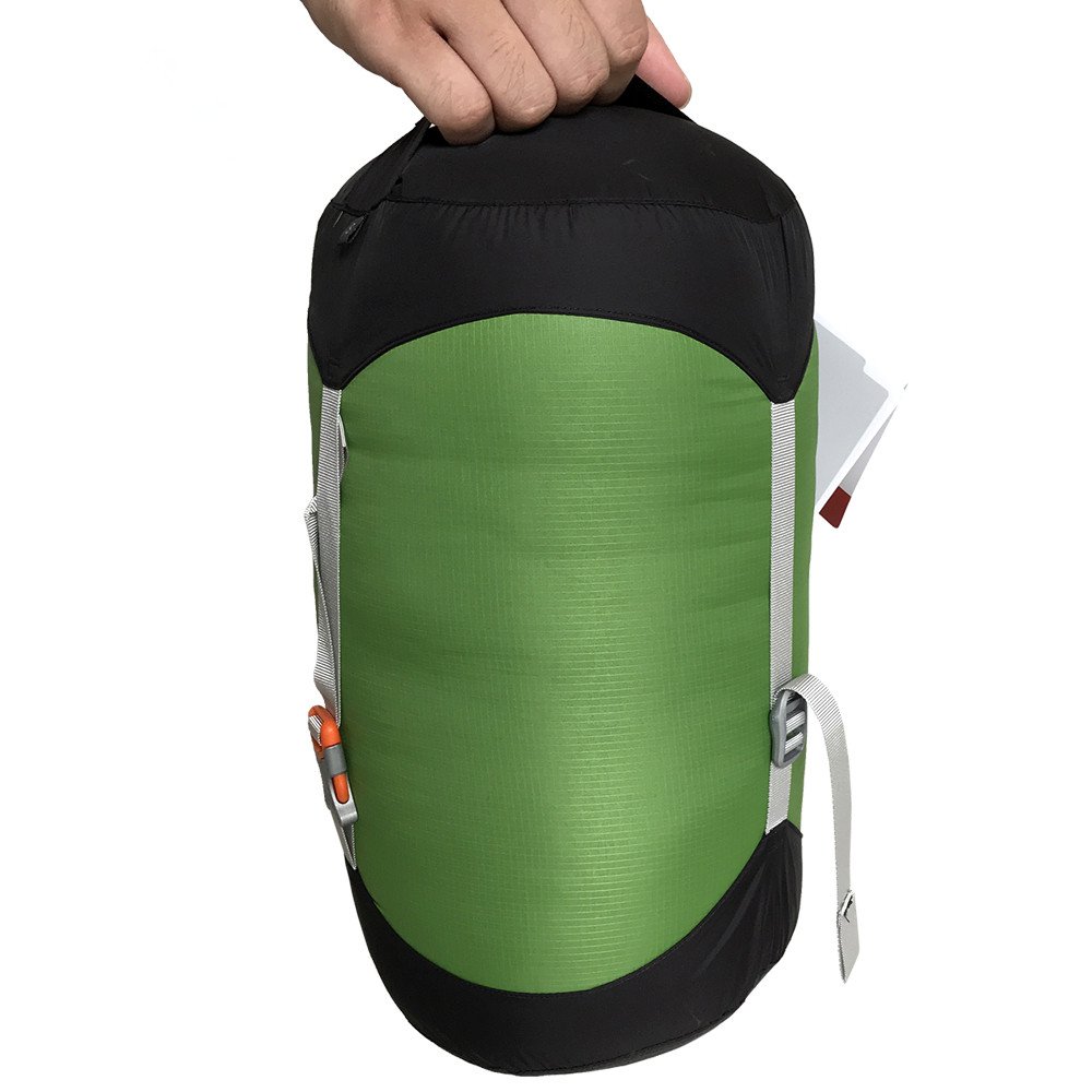 WIND HARD Compression Stuff Sack Waterproof Sleeping Bag Compression Stuff Sack Pack Storage Bags 5 Size (4.5L-14L)