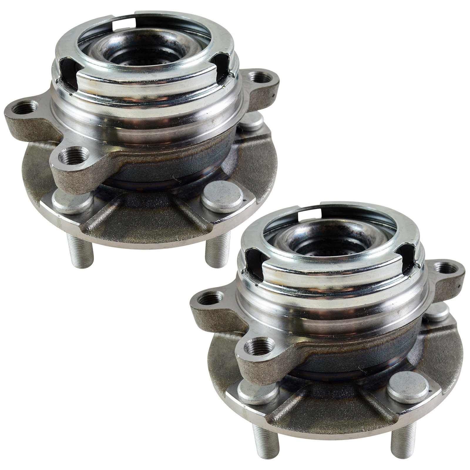 TRQ Front Wheel Hub Bearings Assembly Set Compatible with 2013 Infiniti JX35 2019-2021 QX50 2014-2020 QX60 2007-2018 Nissan Altima 2009-2022 Maxima 2009-2018 Murano 2013-2020 Pathfinder