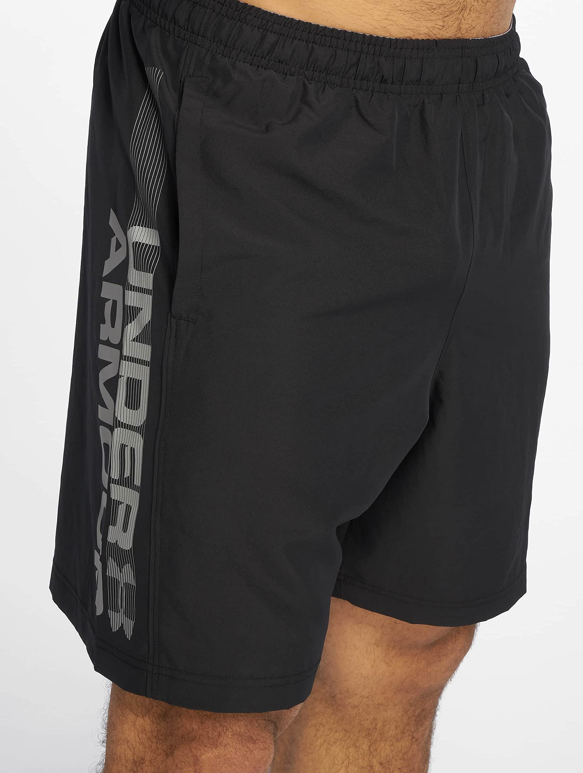 Under Armour Men's UA Woven Graphic Wordmark Shorts XL Black