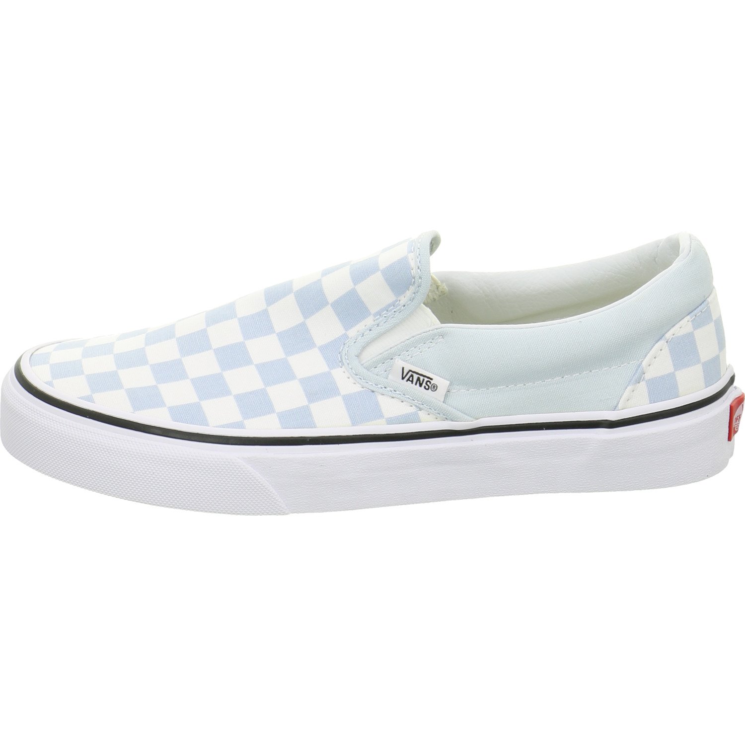 Vans Women's Slip On Trainers, Blue ((Checkerboard) Baby Blue/True White Qck), 36.5