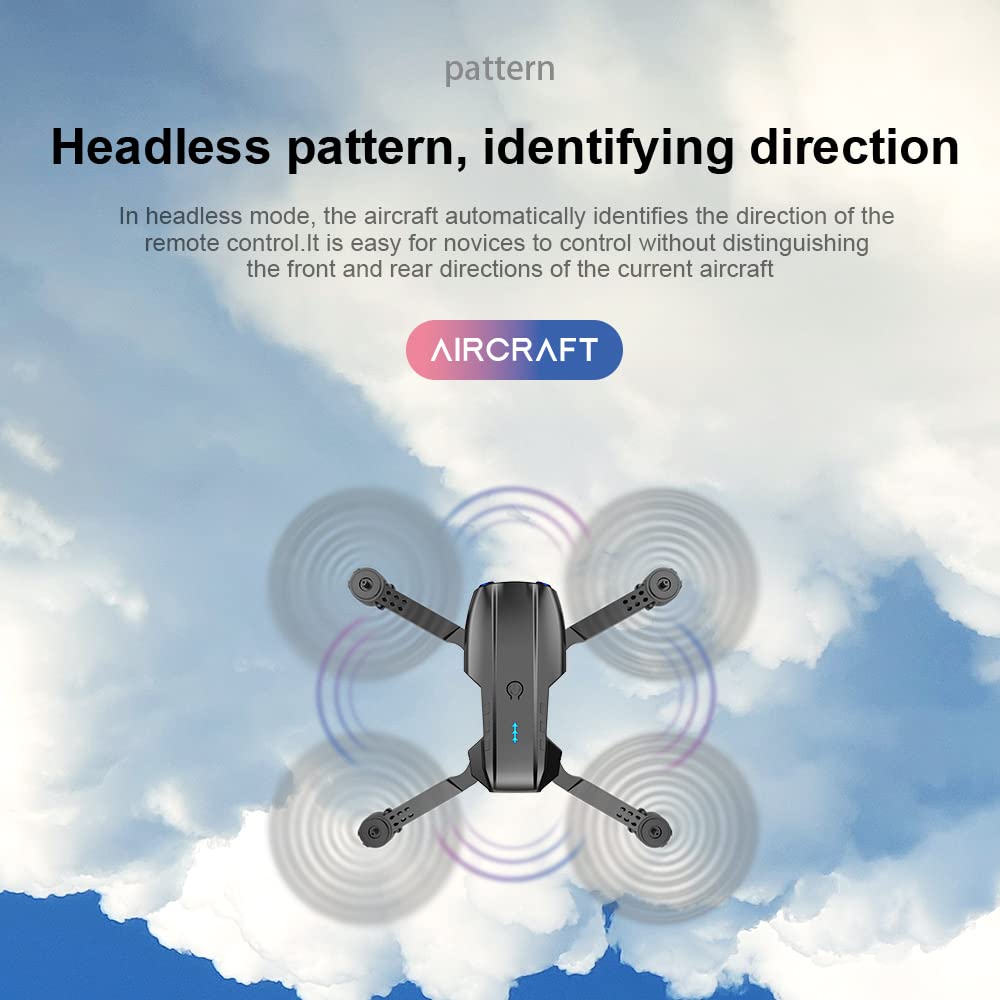 UAV, Drone, Obstacle Avoidance Helicopter, 4K HD Aerial Photography Remote Control Aircraft, Induction Height Fixing Aircraft, with Dual Cameras, Dual Batteries
