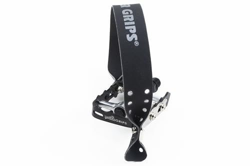 Power Grips High Performance Pre-Assembled Strap/Pedal Kit, Black, X-Large