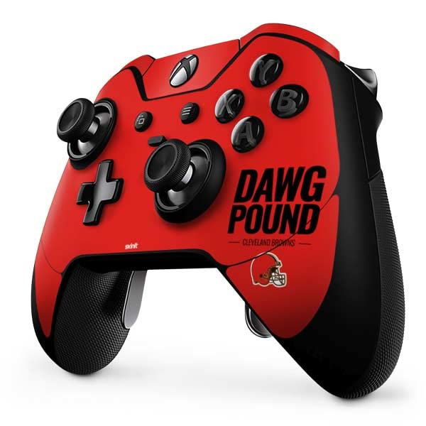 Skinit Decal Gaming Skin Compatible with Xbox One Elite Controller - Officially Licensed NFL Cleveland Browns Team Motto Design