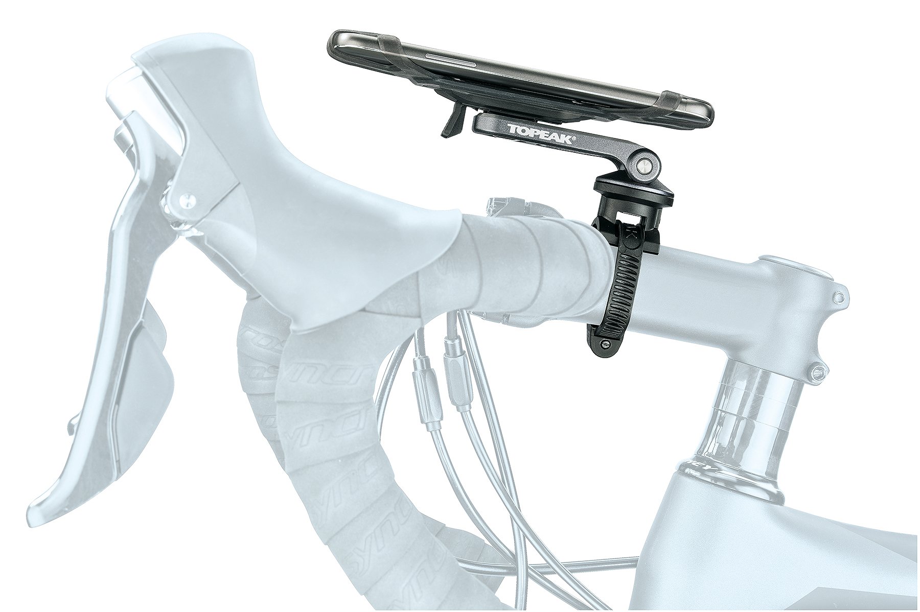 Topeak Omni RideCase DX with Bike Mount, for 4.5โ to 6.5โ Screen, grey, black