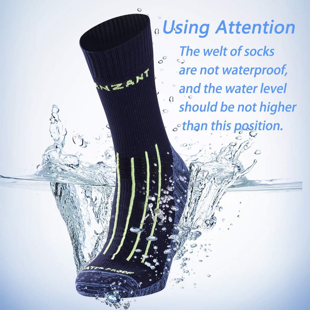 Tanzant Waterproof socks trekking, high performance lightweight breathable waterproof socks for men hiking cycling kayaking