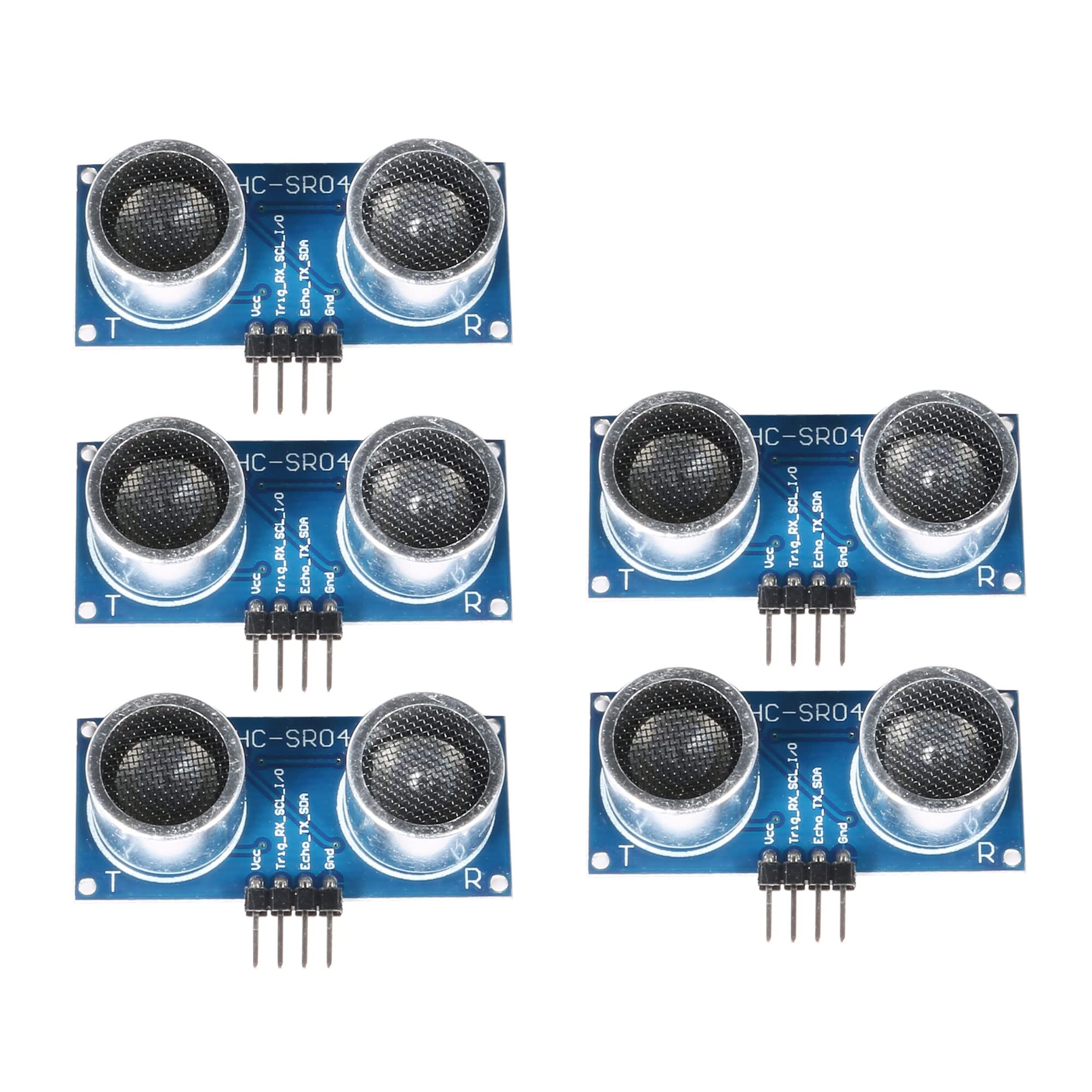 uxcell Ultrasonic Module HC-SR04P Distance Sensor for UNO MEGA R3 Robot 5pcs