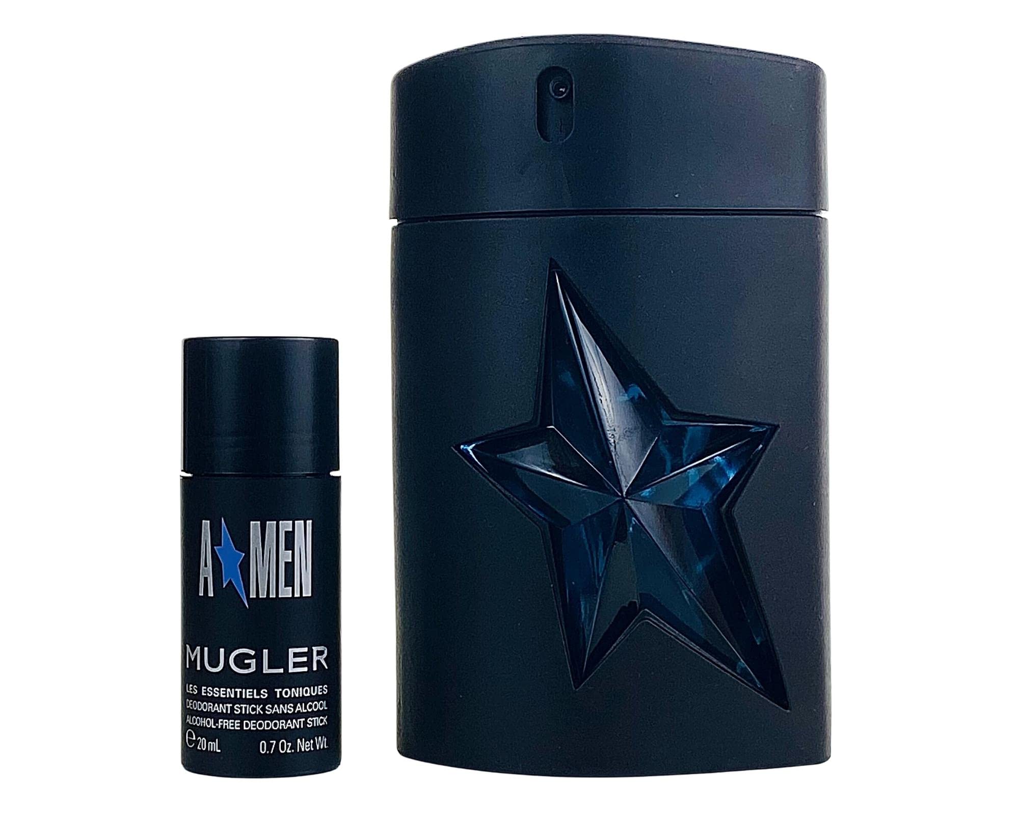 Thierry Mugler Angel Men 3.4oz EDT Spray, 0.67oz Deodorant Stick 2 Pc Gift Set