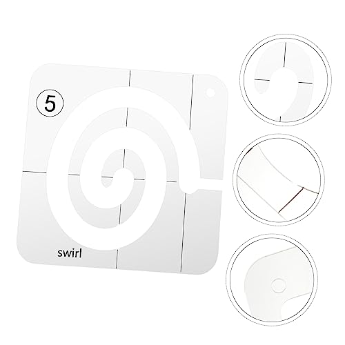 VILLCASE 1pc Sewing Patch Ruler Quilting Fabric Sewing Ruler Sewing Sampler Sewing Tools Stencils for Embriodery Template Cutting Table for Sewing Room Clothing Ruler Acrylic Manual