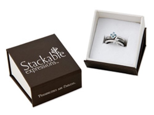 Stackable Expressions Sterling Silver Polished Stackable Ring Size 6