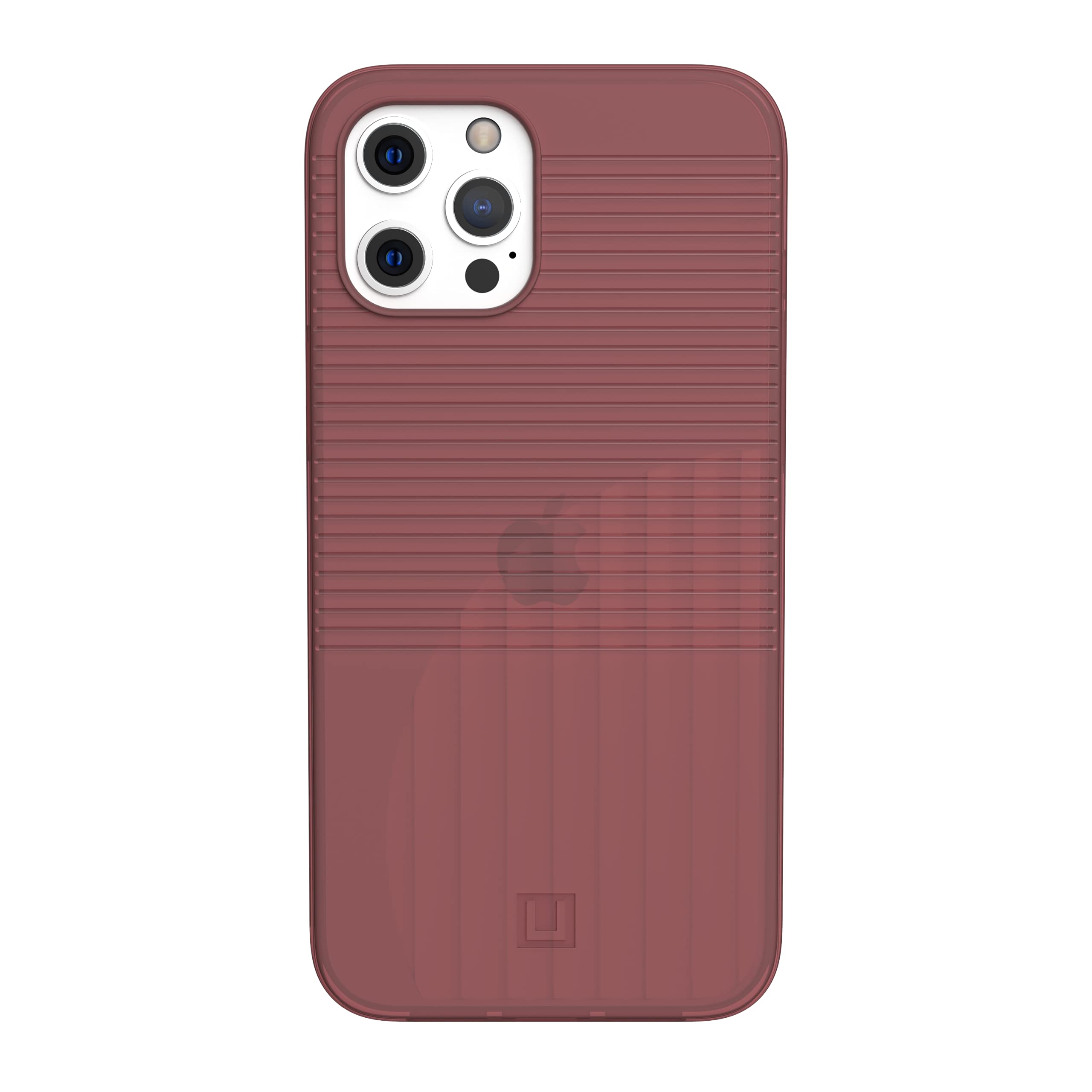 URBAN ARMOR GEAR [U] by UAG Designed for iPhone 12 Pro Max Case [6.7-inch screen] Case Aurora Rugged Lightweight Slim Stylish Shockproof Translucent Protective Phone Cover, Dusty Rose