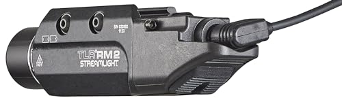 Streamlight 69450 TLR RM 2 Compact, Portable Rail-Mounted LED Tactical Lighting System with Tail Loc, Remote Switch, and 2 Lithium Batteries, Black