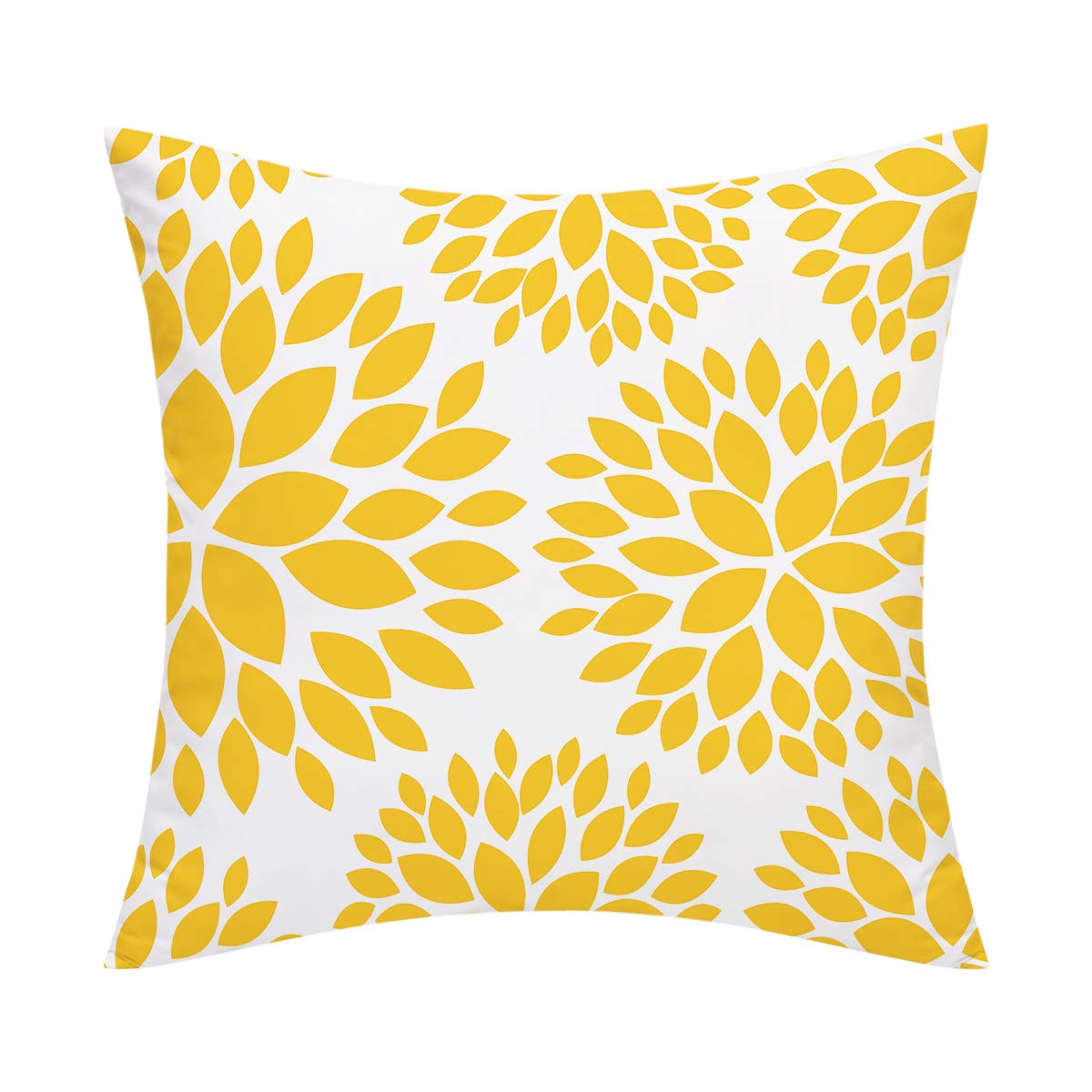 Yastouay Decorative Modern Pillowcases Home Sweet Home Cushion Covers 18 x 18 inch Geometric Throw Pillow Covers for Couch Sofa Bedroom, Yellow