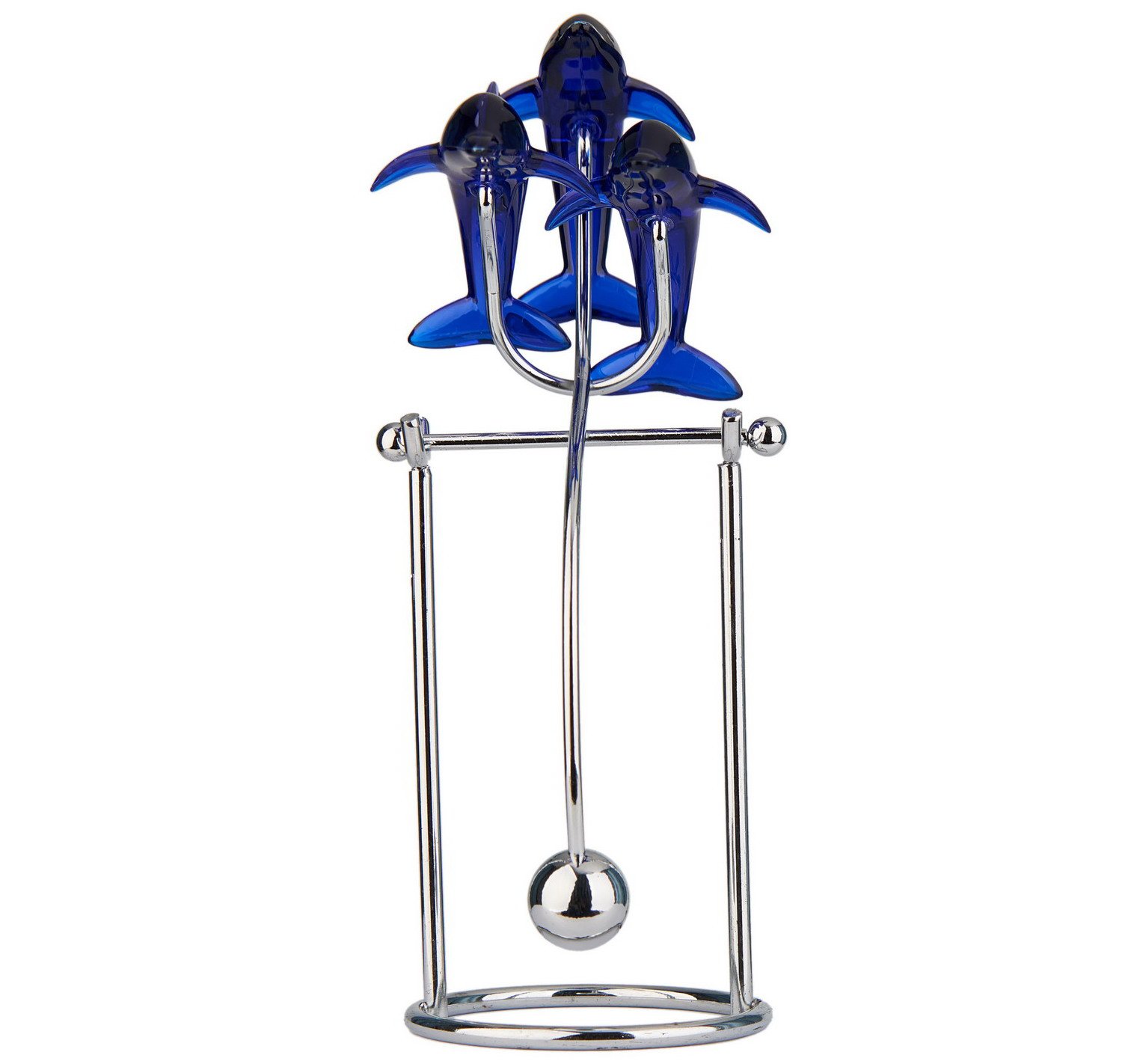 Sunnytech Dolphins Kinetic Art Balancing Decompression Toy Decompressive Science Psychology Home Office Decor Desk Decor Toy (WJ124 HL05 Dolphins Toy)