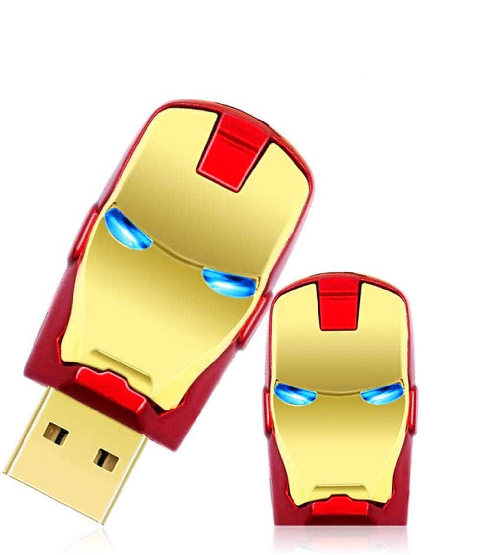 USB Flash Drive Cool Pen Drive 128gb 64gb 16gb 32gb 8gb Easy Storage Memory Card (128GB, Gold)