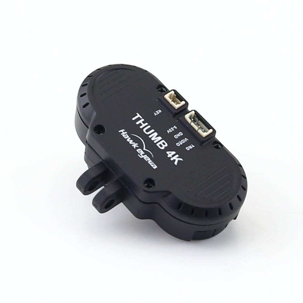 SoloGood Hawkeye Thumb Cam FPV Camera 4K 15.5g 170°FOV with Gyroflow Stabilization ND Filter for FPV Drone Cinewhoop Airplane RC Car,with ND Filter 3D printout bracket