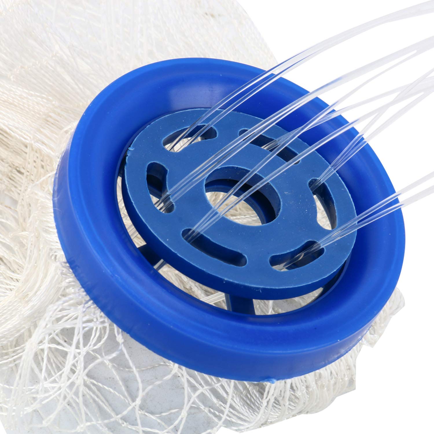 YaeMarine 4FT/6FT/8FT/10FT/12FT Hand Made Fishing Cast Salt Net Real Lead Weights Sinking Fast Heavy Duty for Bait Trap Fish (6)