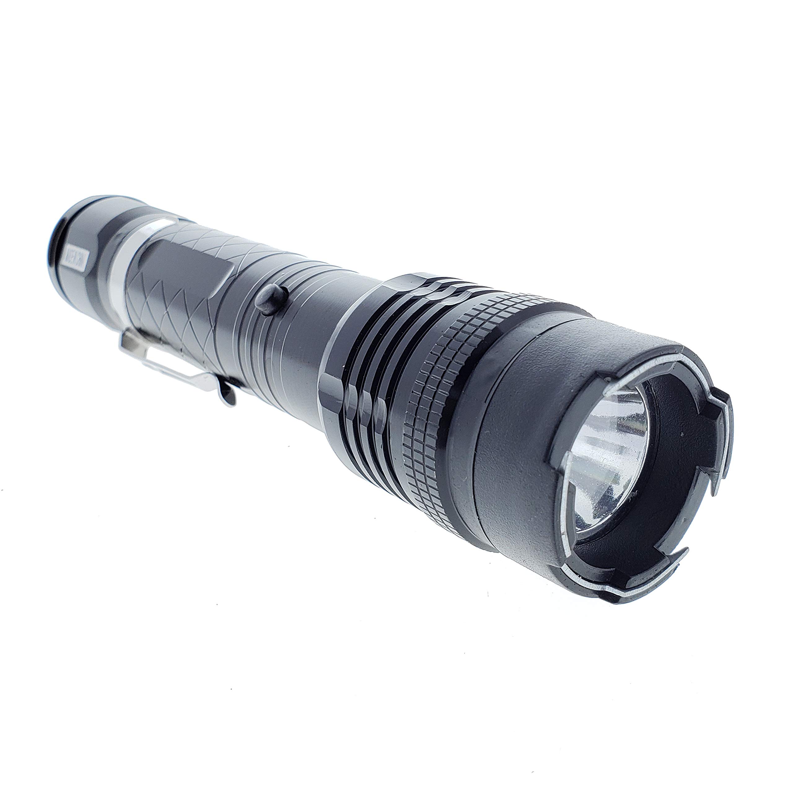Thunder Blast 7" Heavy Duty Stun Gun LED Flashlight Rechargeable 3 Million Volts w/Nylon Sheath. for Self Defense, Personal Protection