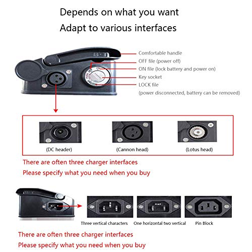 YUWYP Ebike Battery 48V10AH Lithium Li-ion Battery E-Bike Discharge Electric Bicycles Large Capacity Electric Bicycle Lithium Battery Pack(Down Discharge),48V15AH