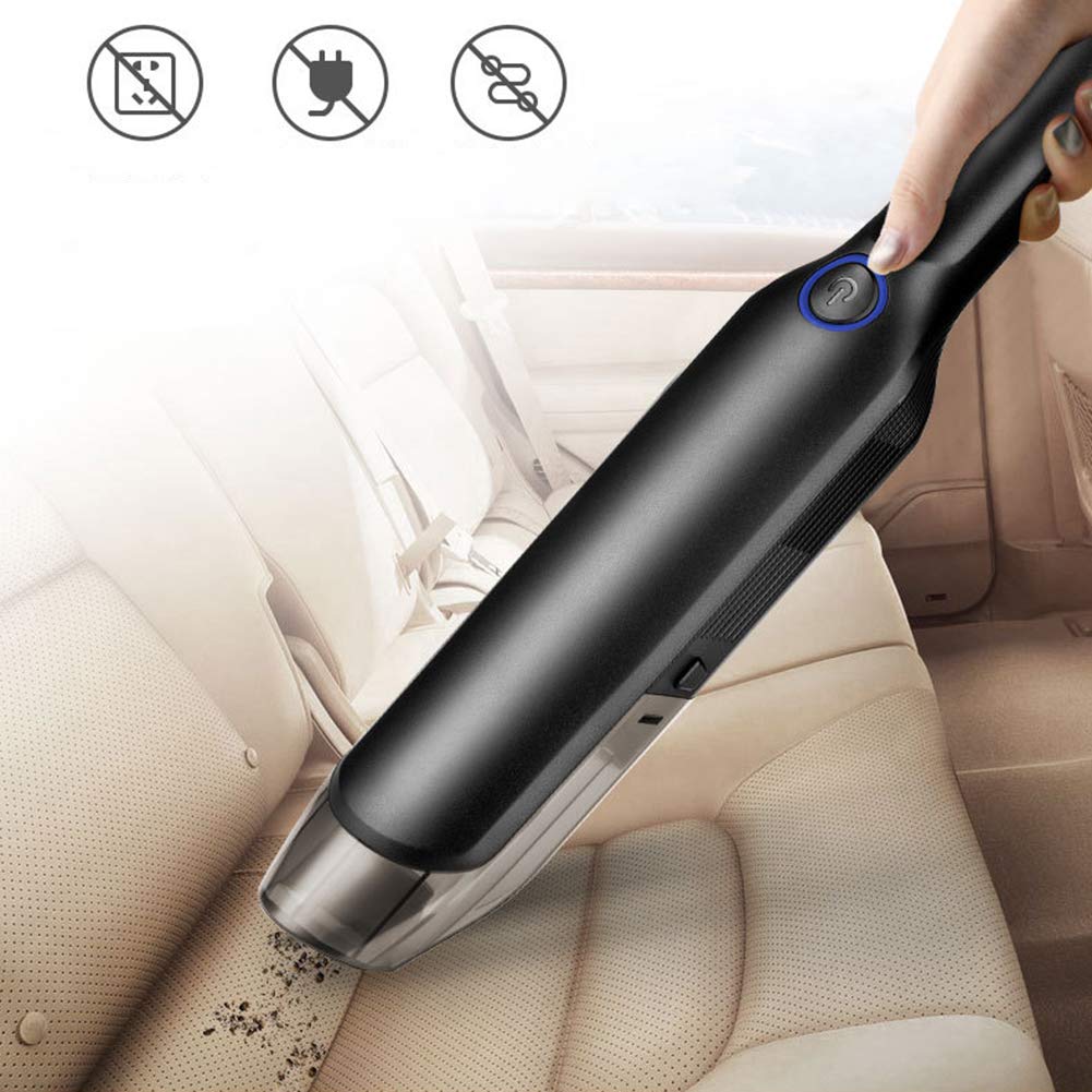 Rocomoco Handheld Vacuum Cordless 5KPa High Power, Two Suction Modes Mini Vacuum Cleaner, Ultra Lightweight Portable Vacuum Quick Charge for Home and Car Cleaning, Dry and Wet