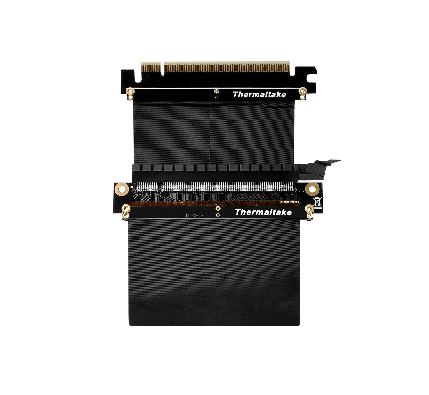 Thermaltake TT Gaming PCI-E x16 3.0 Black Extender Riser Cable 200mm AC-053-CN1OTN-C1, Support both AMD and Intel motherboard