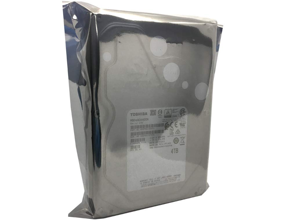 Toshiba 4TB 3.5" SATA 6Gb/s 7200 RPM 128M Enterprise Hard Drive - MG04ACA400N