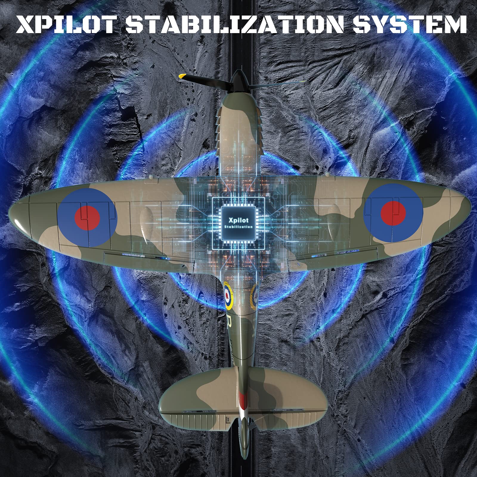 Supdex RC Plane, 2.4GHZ 6-AXIS Gyro Remote Control Airplane 4 Channel to Fly Stunts/One Key Aerobatic/One Key Return/Easy & Ready to Fly,Jet Fighter Toy Gift for Kids and Adults