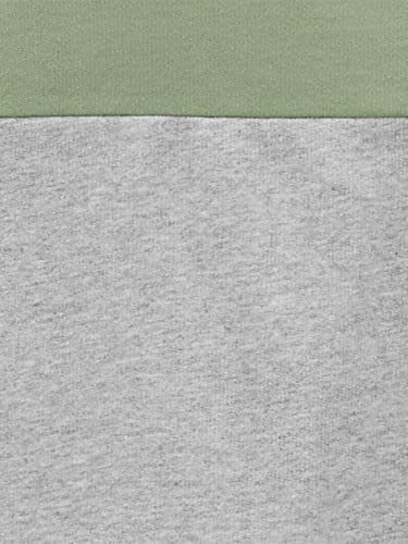 Simple Joys by Carter's Baby and Toddler Boys' 4-Piece Sweatshirt Set, Olive/Grey, 5T