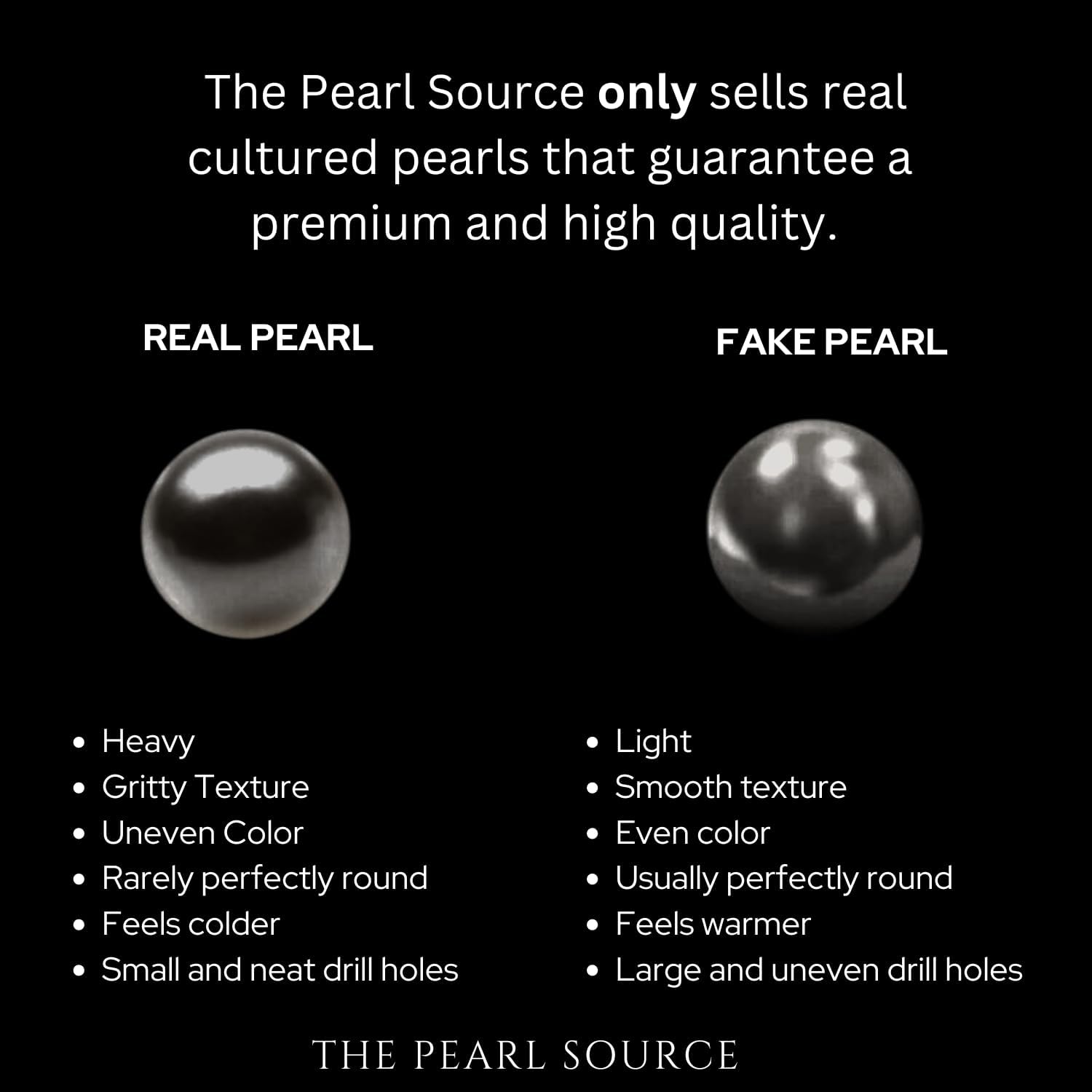 The Pearl Source Real Pearl Pendant for Women with Genuine AAA Quality Black Tahitian Cultured Pearl with Infinity Design | 14K Gold Plated 925 Sterling Silver Necklace