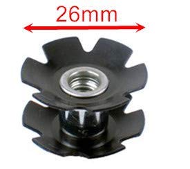 YOU+ 34mm Heavy Duty Headset Top Cap Bearings, Threadless Stem Tapered Sealed BMX Bearing Nuts for Mountain MTB Bike