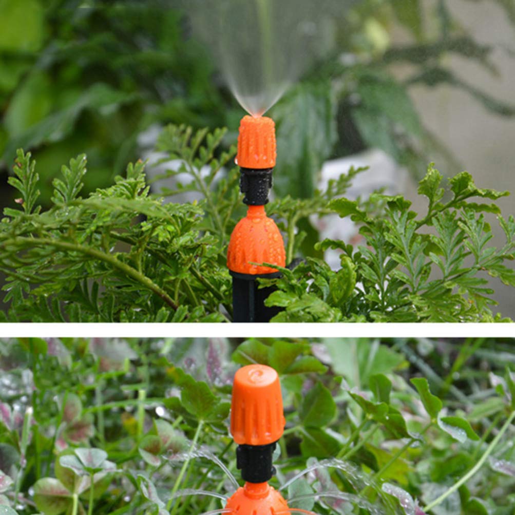 Yardwe 10PCS Drip Emitters Drip Irrigation System Mister Nozzle Sprinkler Patio Plant Watering Water Flow Drip Irrigation System for Watering System